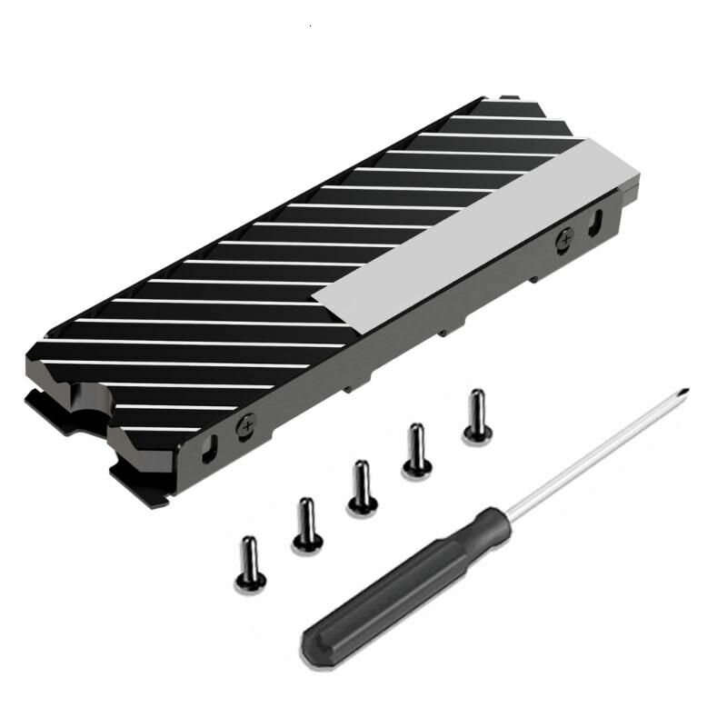 Тонкий металлический радиатор для M.2 NVMe SSD 2280, высокая теплопроводность, охлаждающая подушка для сборки ПК