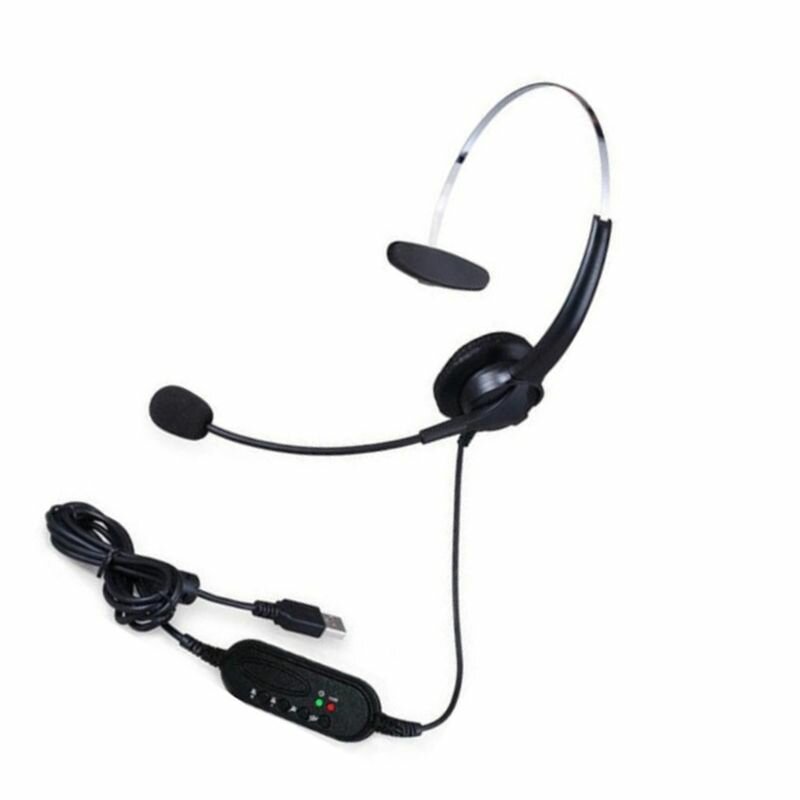Телефонная гарнитура USB с головным креплением конференц-офис компьютерная телефонная служба поддержки клиентов