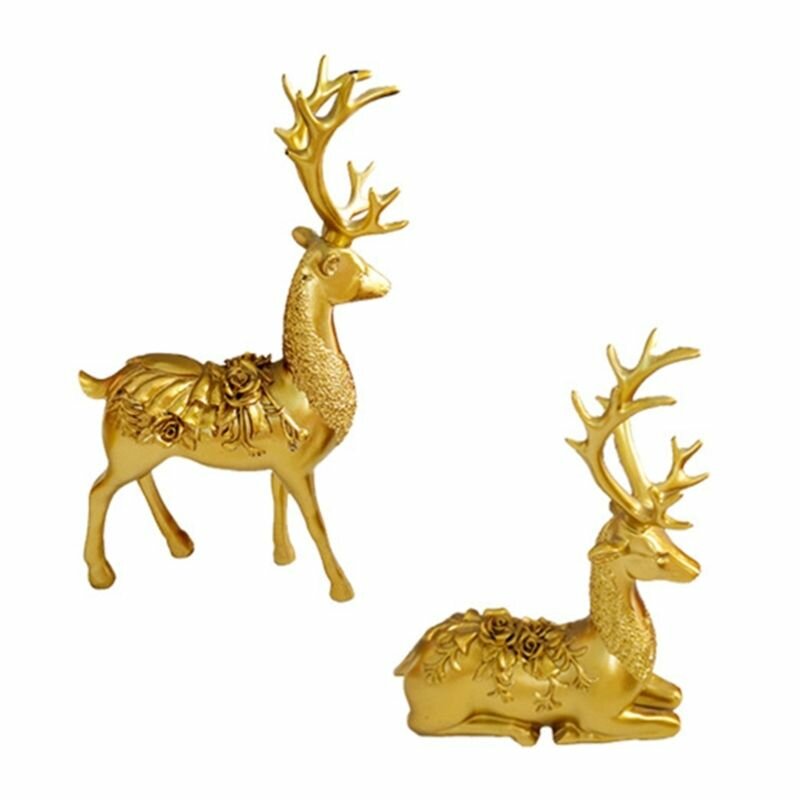 Креативное украшение из лося-золото