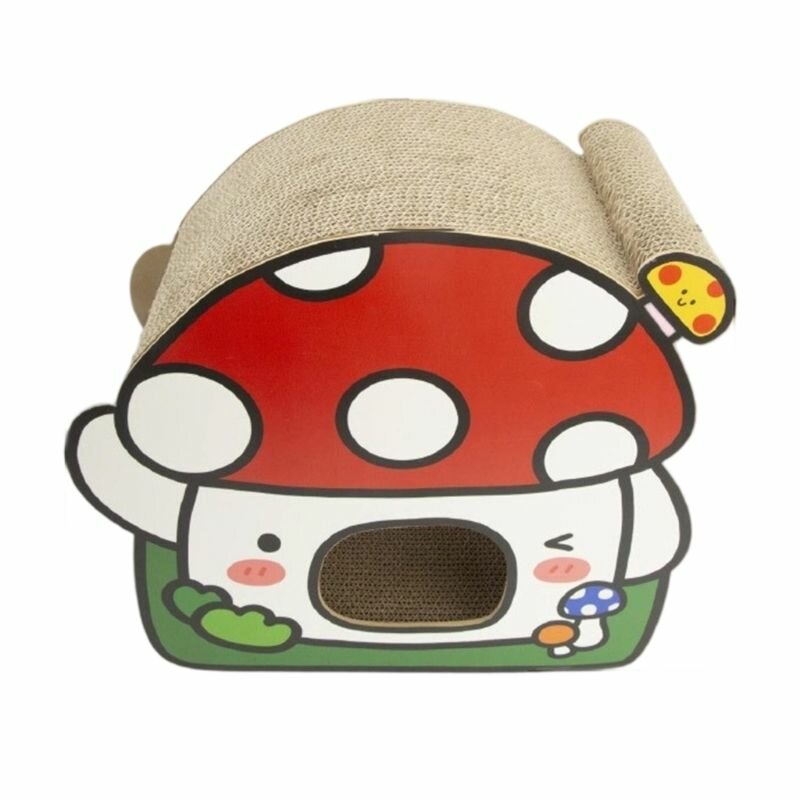 Комфортная лежанка для котят в форме гриба