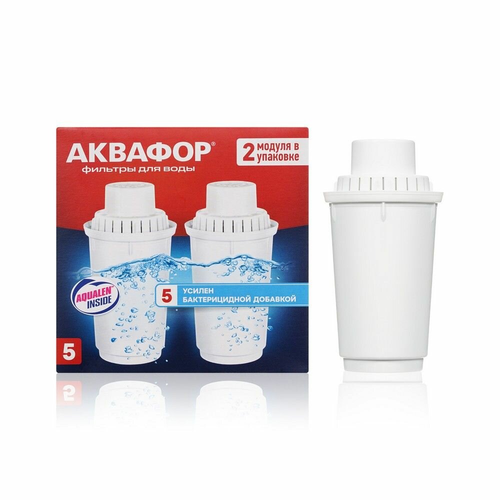 Аквафор Сменная кассета для фильтра В100-5 2шт
