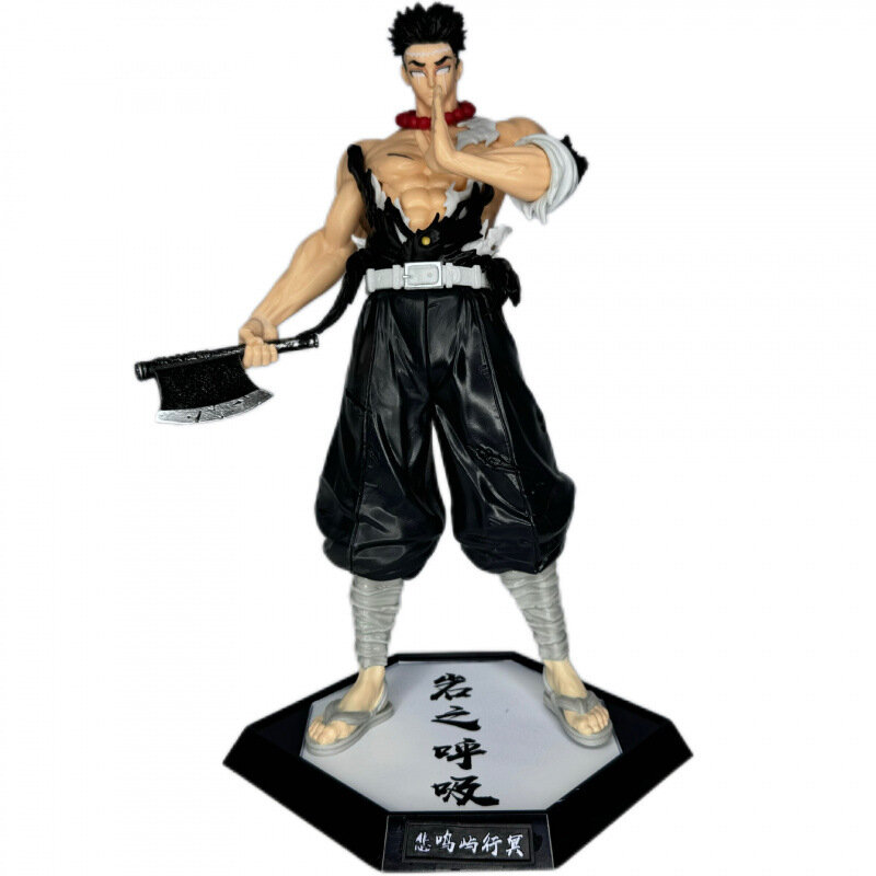 Фигурки аниме-убийцы демонов: Кокушибо Цугукуни, Ёриичи, Даки, Музан и Двенадцать демонических лун.