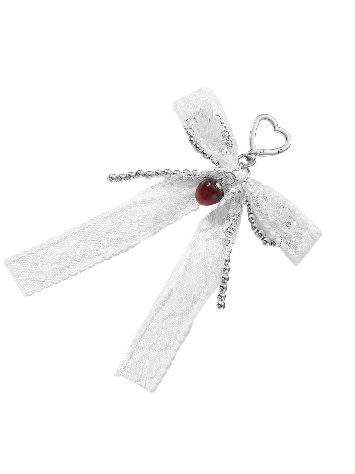 Бантики ручной работы из бисера Брелок-подвеска из бисера Тканевая сумка-подвеска