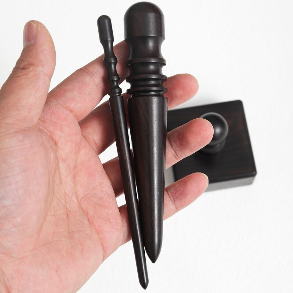 Набор 2 шт. сликеров для полировки уреза кожи, эбеновая отделка для аккуратной финишной отделки краев сумок, ремней и кожаных аксессуаров