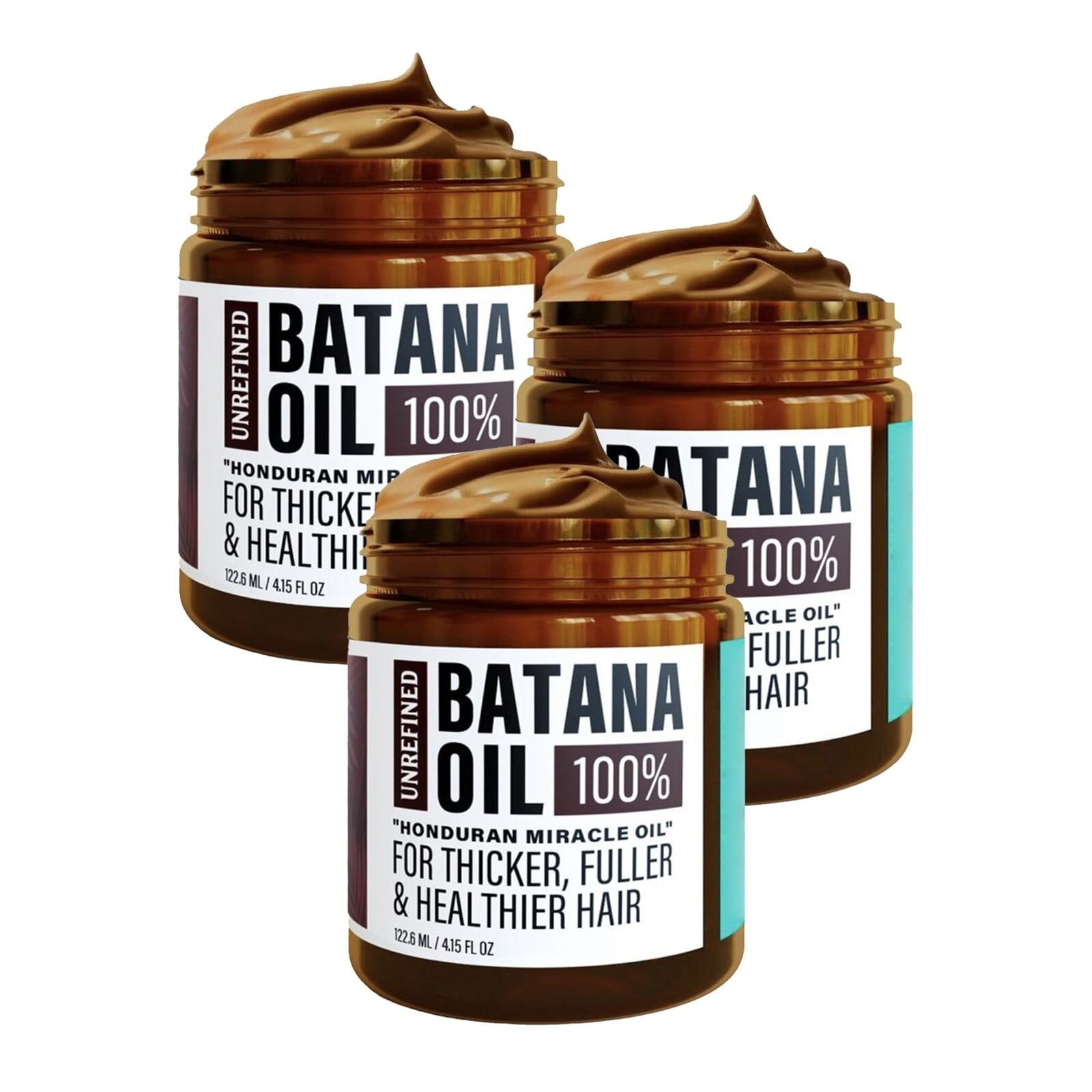 Банановое масло для роста волос, нерафинированное банановое масло для роста волос - также помогает с пушистостью, секущимися кончиками, текстурой и блеском - натуральное масло для роста волос - 4 жидких унции (3 шт.)