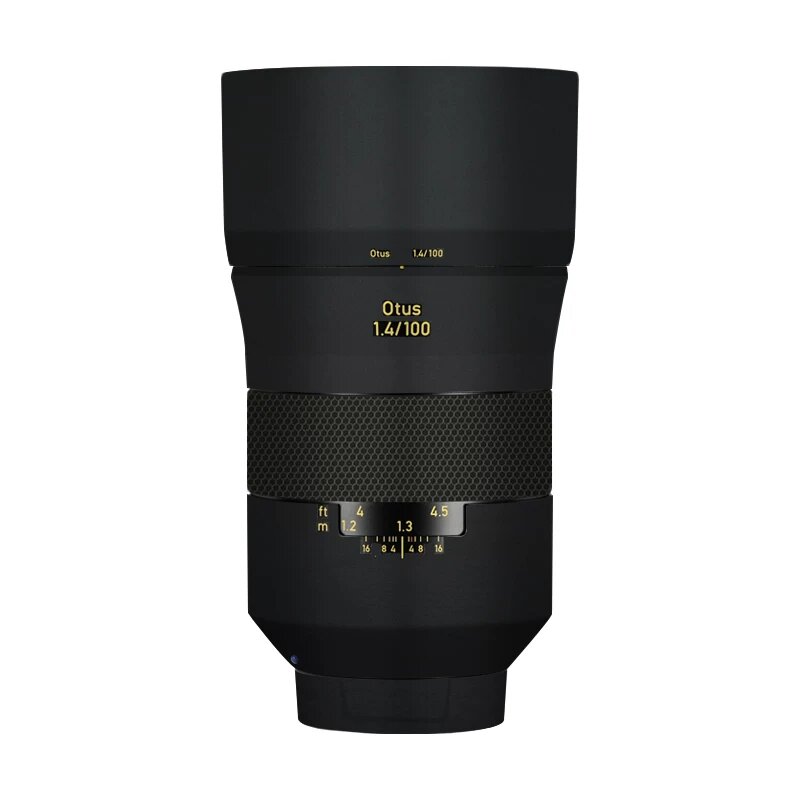 Защитная пленка 3M для объектива Zeiss Otus 100mm f/1.4 Canon, матовая черная поверхность