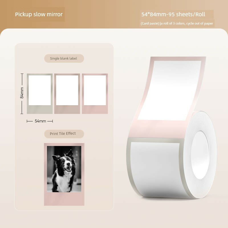 Специальная фотобумага Niimbot B21Pro для печати фотографий, фотостикеры Niimbot [Замедленная съемка]54*84-95