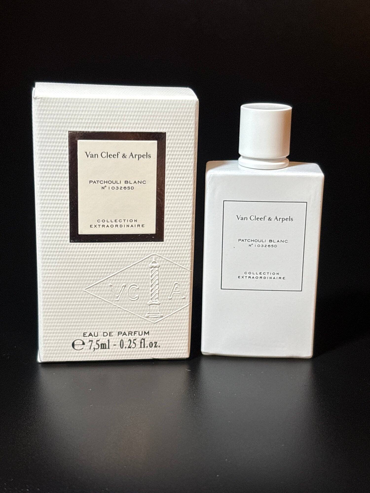 Van Cleef & Arpels Coll Extraordinaire Patchouli Blanc унисекс парфюмерная вода, 7.5 мл Миниатюра