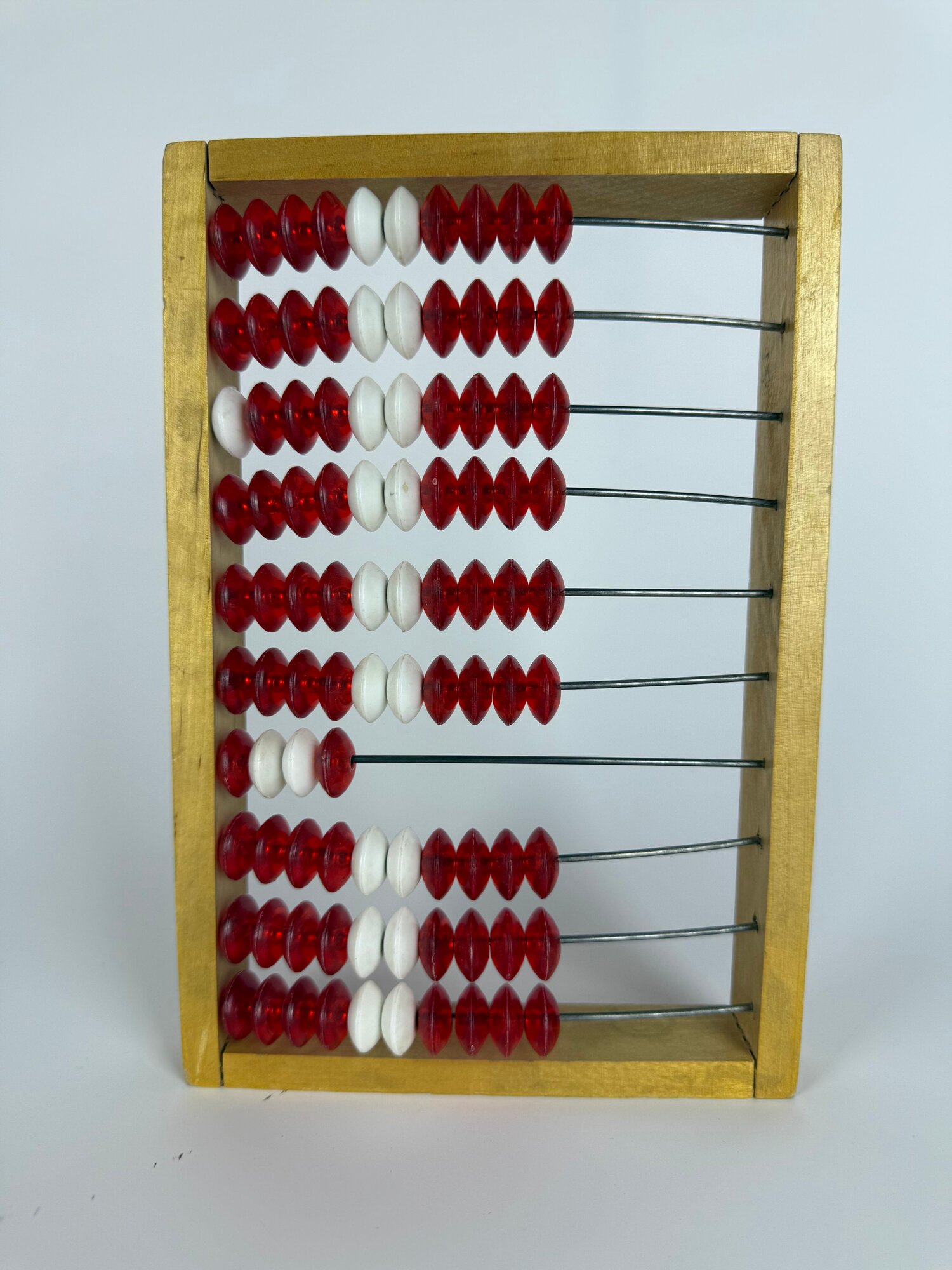 Небольшие деревянные счеты СССР, 16 х 24 см.