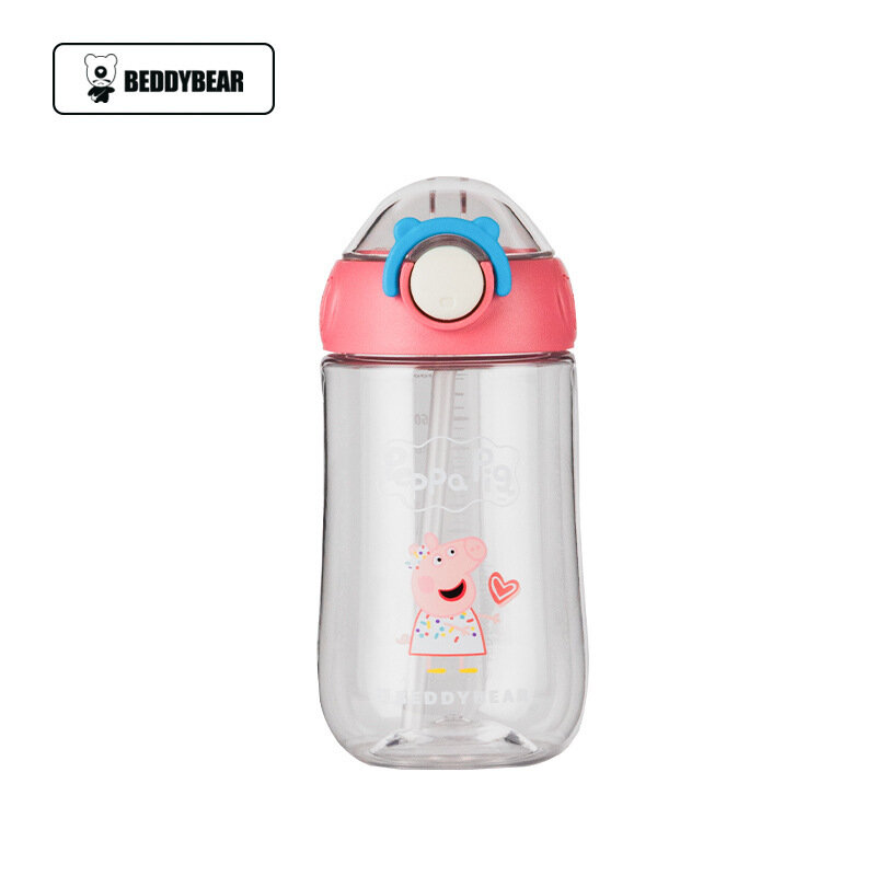 Чашка с медвежьей школой чашка Tritan летнее лето для мужчин и женщин детский сад герметичная вода чашка соломка