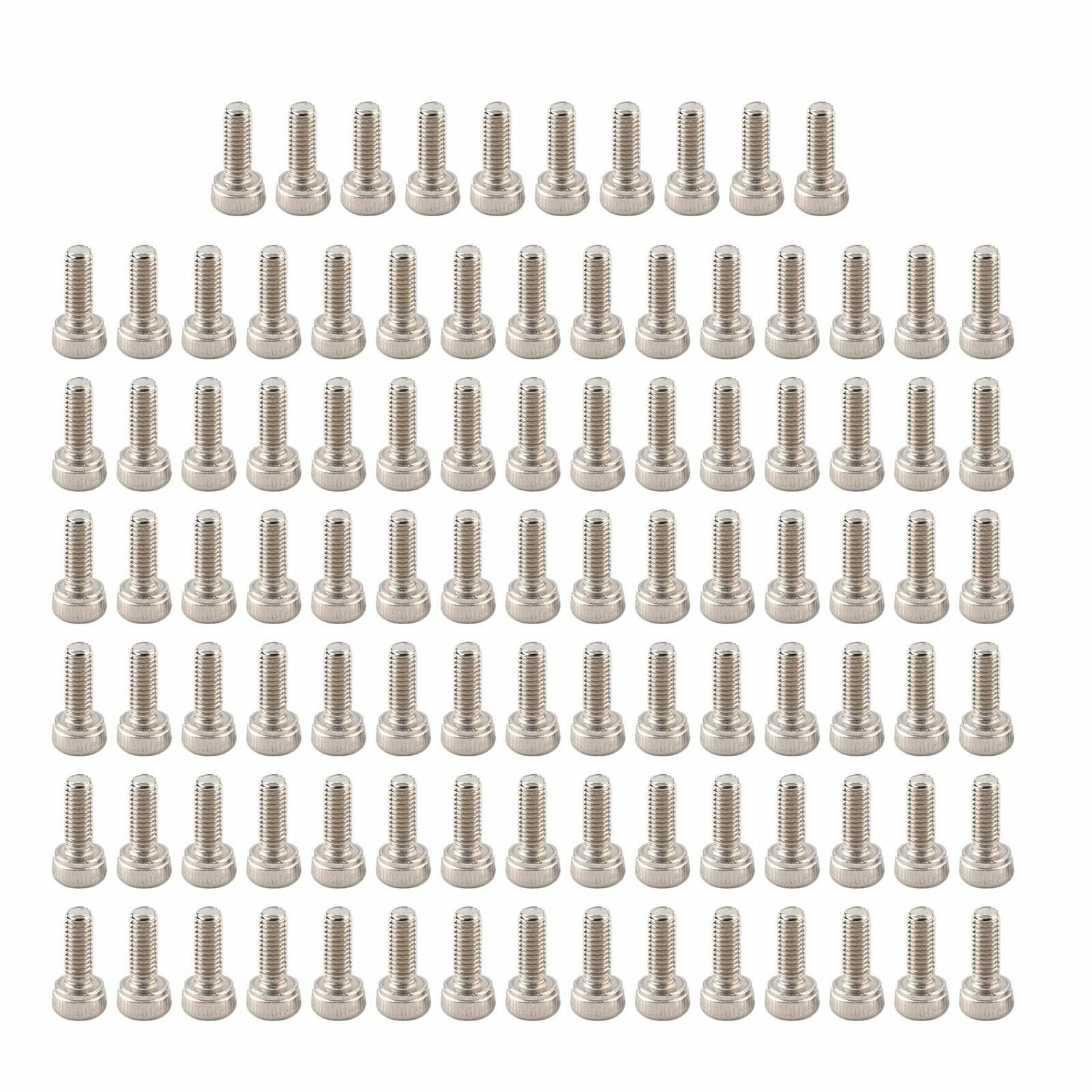 Металлические болты с шестигранной головкой из нержавеющей стали (M3*8)