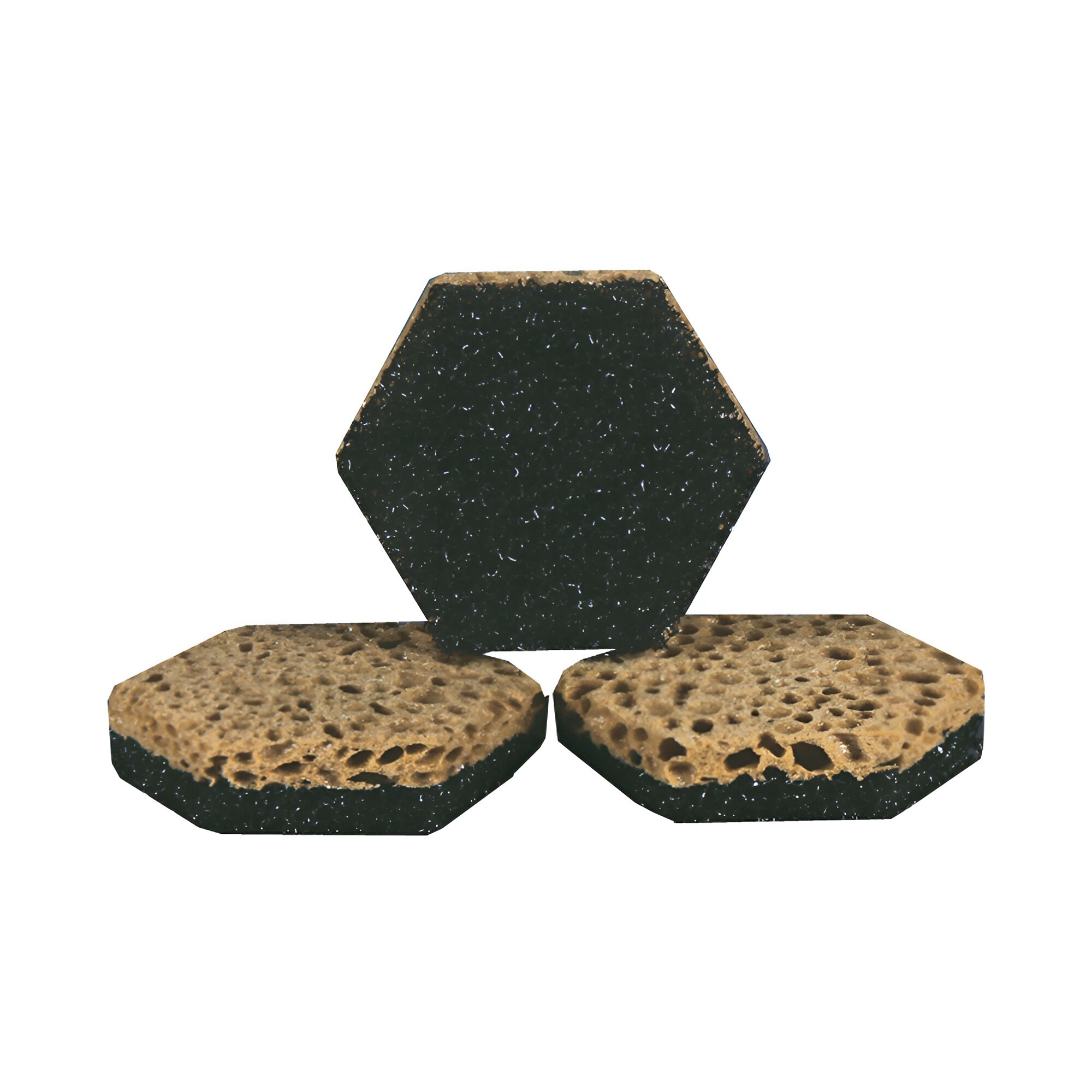 Губки для посуды Дагмар Кухоньчик, упаковка 3 шт, цвет: микс