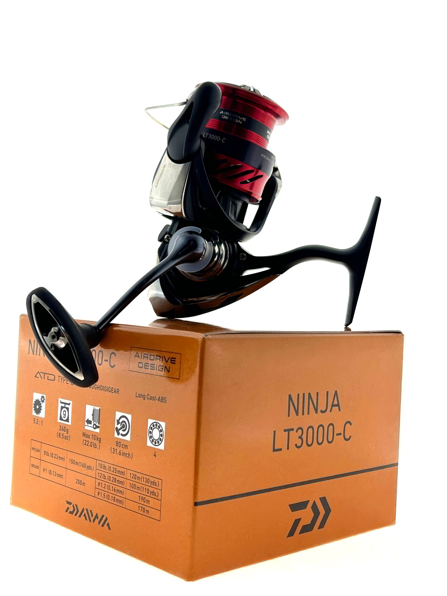 Рыболовная катушка Daiwa 23 Ninja LT3000-C безынерционная с передним фрикционном