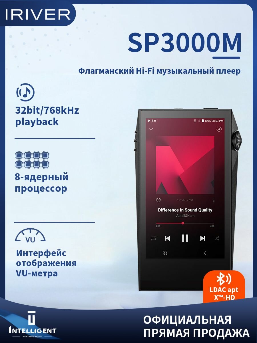 Iriver A&ultima SP3000M 256 ГБ Флагманский Hi-Fi музыкальный плеер Lossless MP3 с аппаратным декодированием DSD