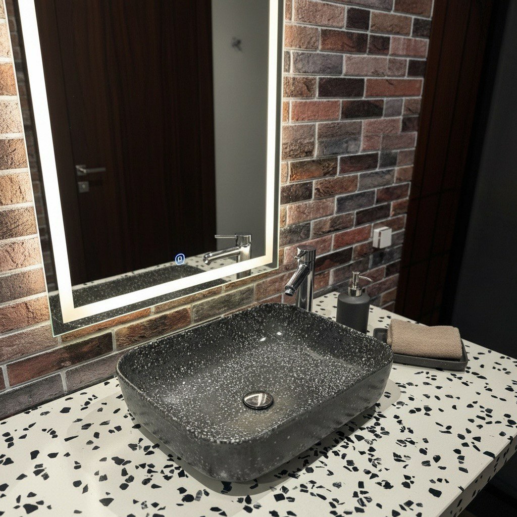 Раковина накладная Madera Terrazzo