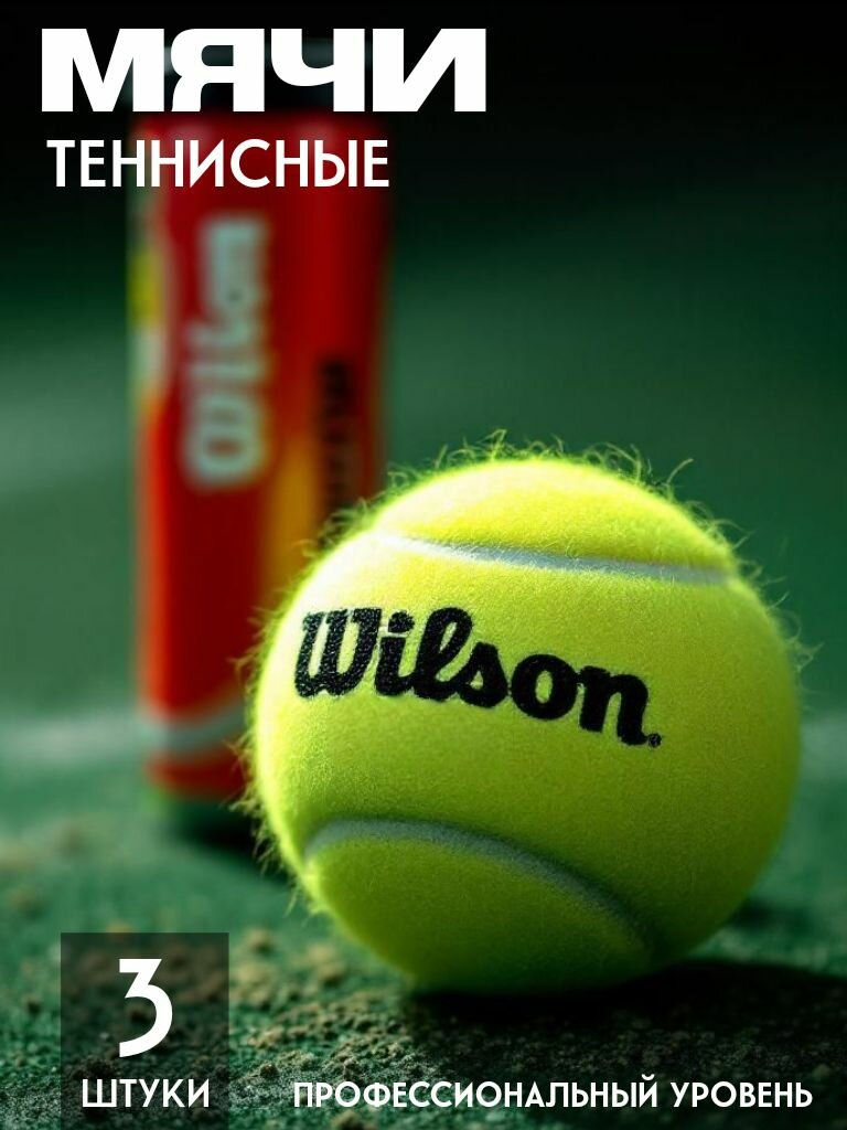 Теннисные мячи Wilson Championship G071 3шт