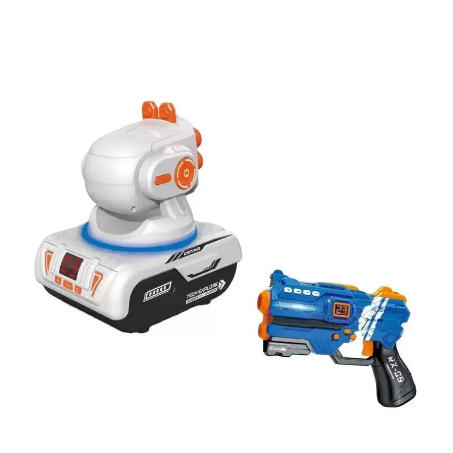 Детская лазерная боевая пушка с проекцией, игрушка для мальчиков, проекция звездных войн, НЛО, утка