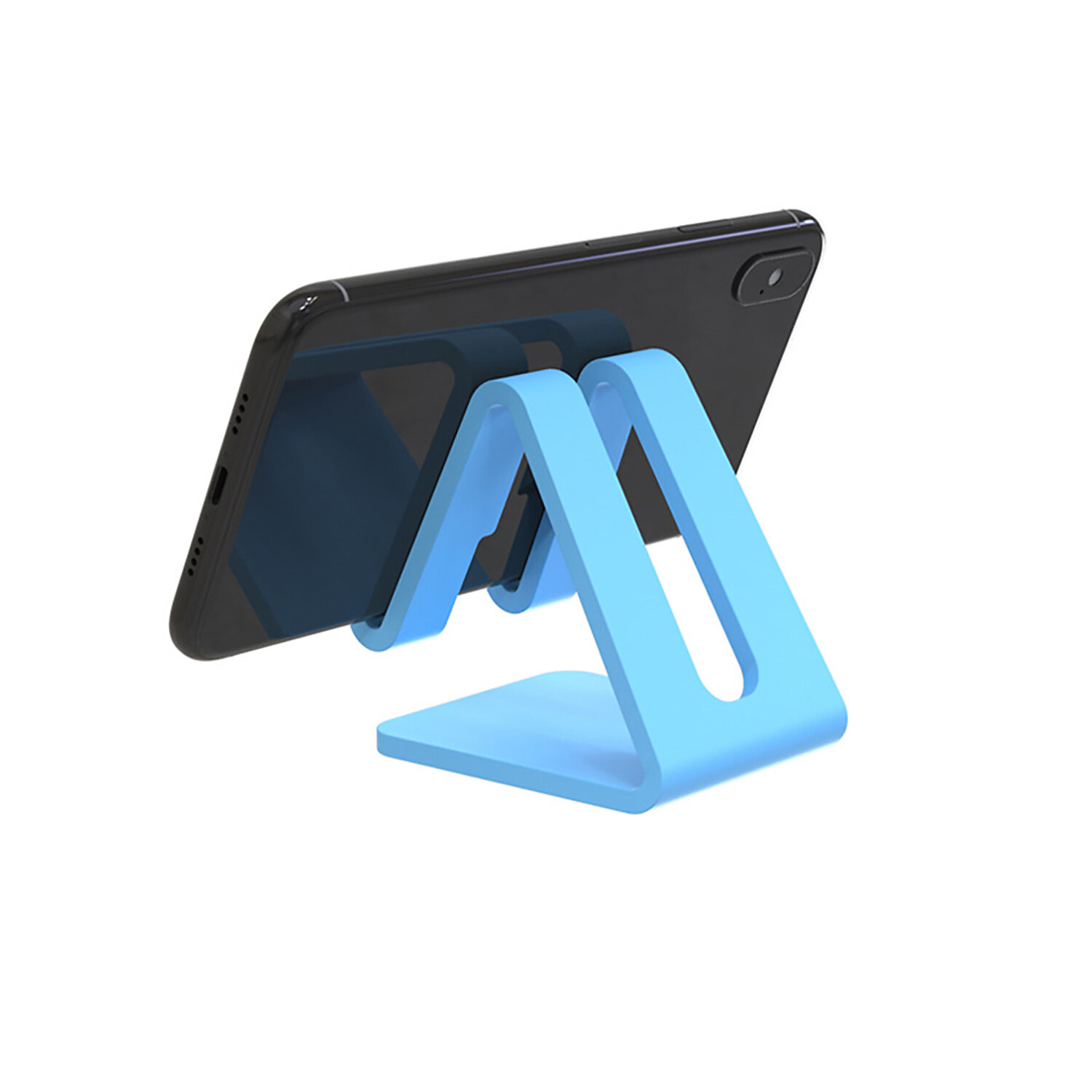 Стойка для телефона и планшета на стол, совместимая с толстыми чехлами, для всех мобильных телефонов, поддерживающая устройства от 4 до 8 дюймов, толщиной до 0.53 дюйма, с отверстием для зарядки, силиконовой защитой, металлическим и пластиковым корпусом,