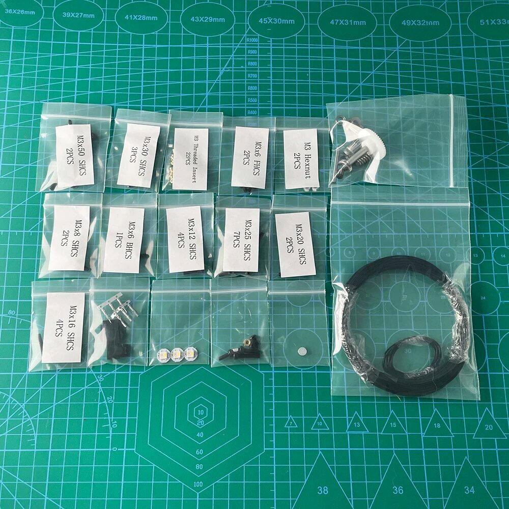 V2.4 новый экструдер для самогорелки, винтовой крепеж NeoPixel RGBW, мини-кнопка, набор печатных плат для 3D-принтера voron 2,4 Trident