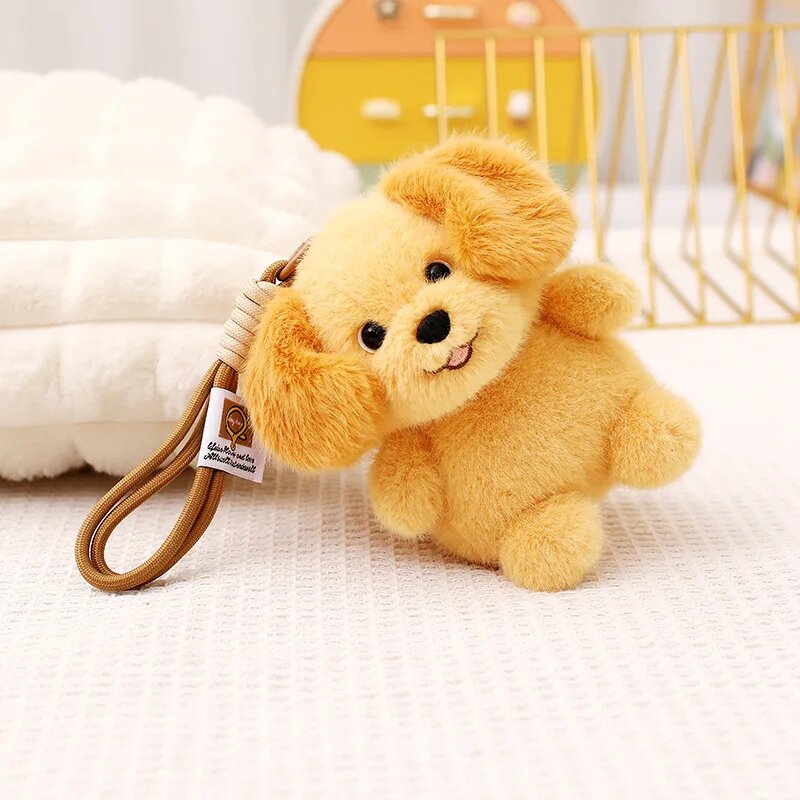 Плюшевая собака Golden Retriever, брелок Sweet mu cheng