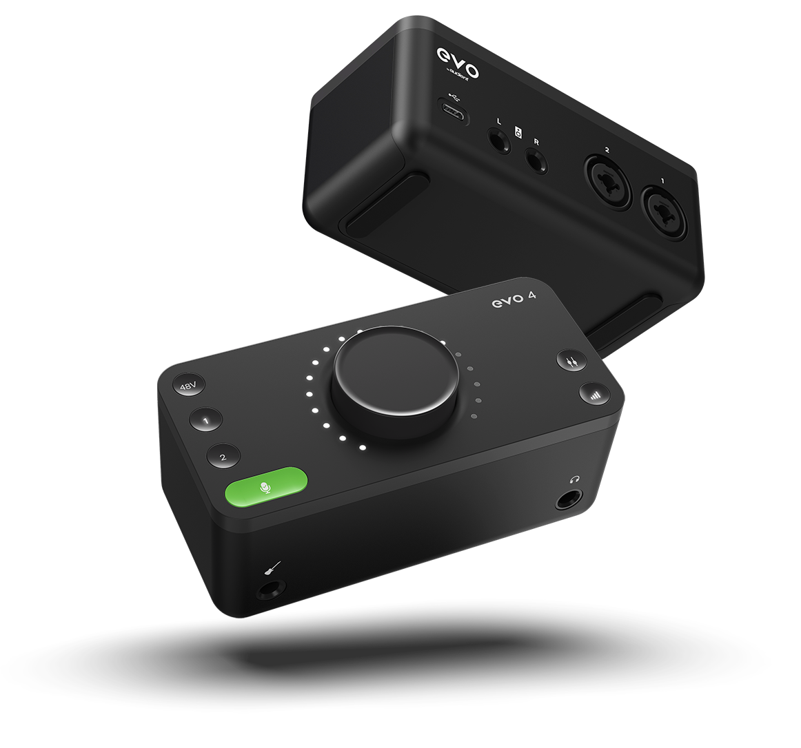 Звуковая карта Audient "EVO 4", USB, ASIO, фантомное питание