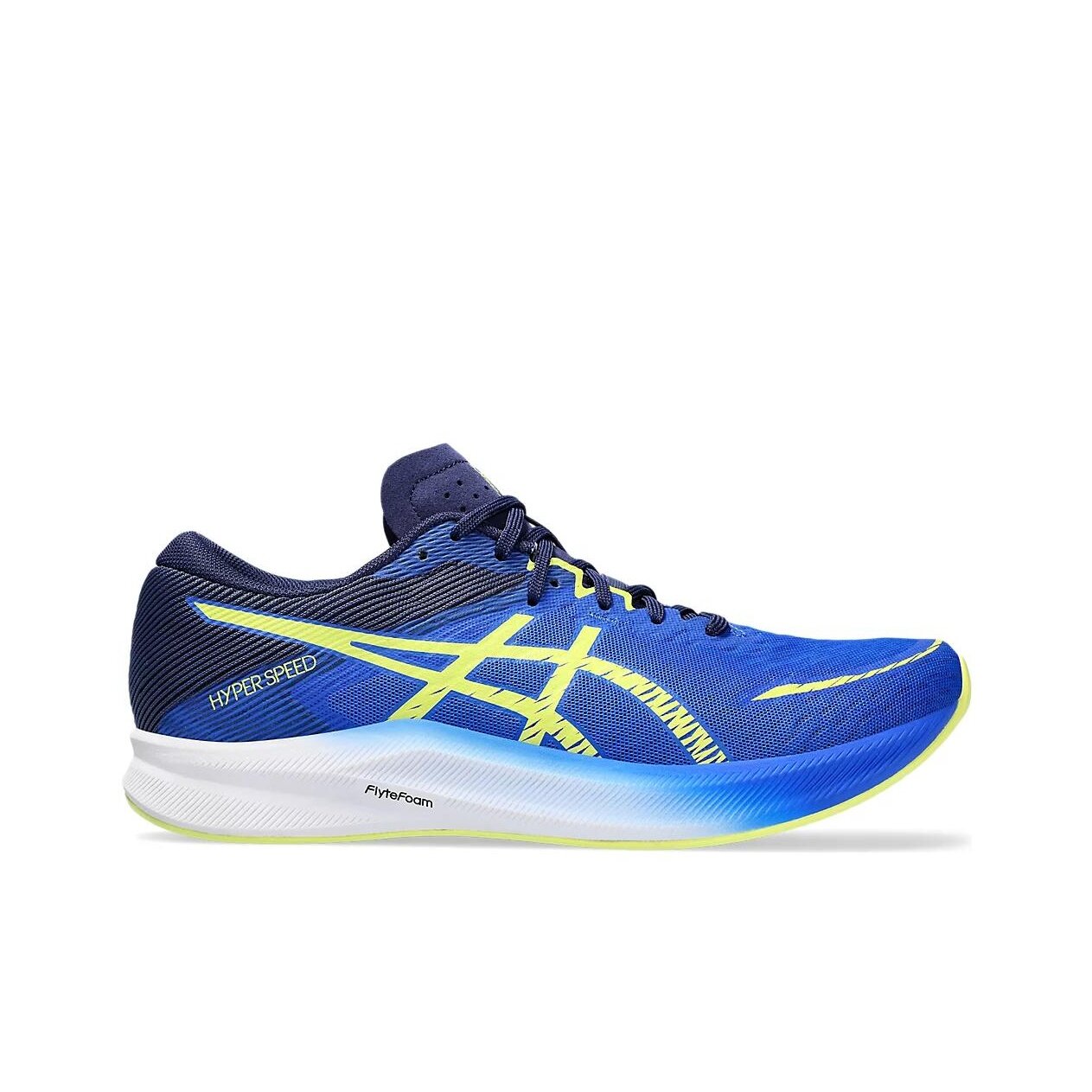 Кроссовки ASICS HYPER SPEED 3, размер EU 46 стопа (29CM), синий/желтый — фото 1
