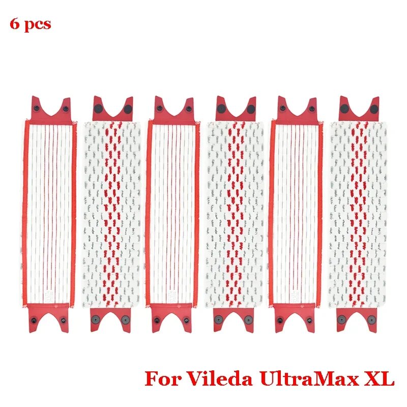 Многоразовые микрофибровые насадки для швабры Vileda UltraMax XL 6 PCS