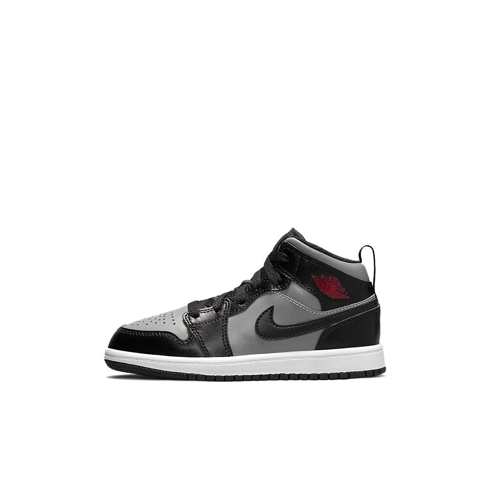 Кеды Jordan Air Jordan 1, размер EU 32 стопа (20CM), черный/серый — фото 1