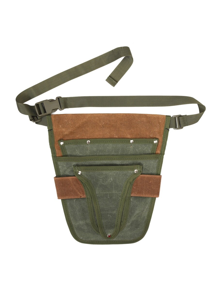 Поясная сумка для садовых инструментов, Холщовая поясная сумка для инструментов с несколькими карманами, водонепроницаемая