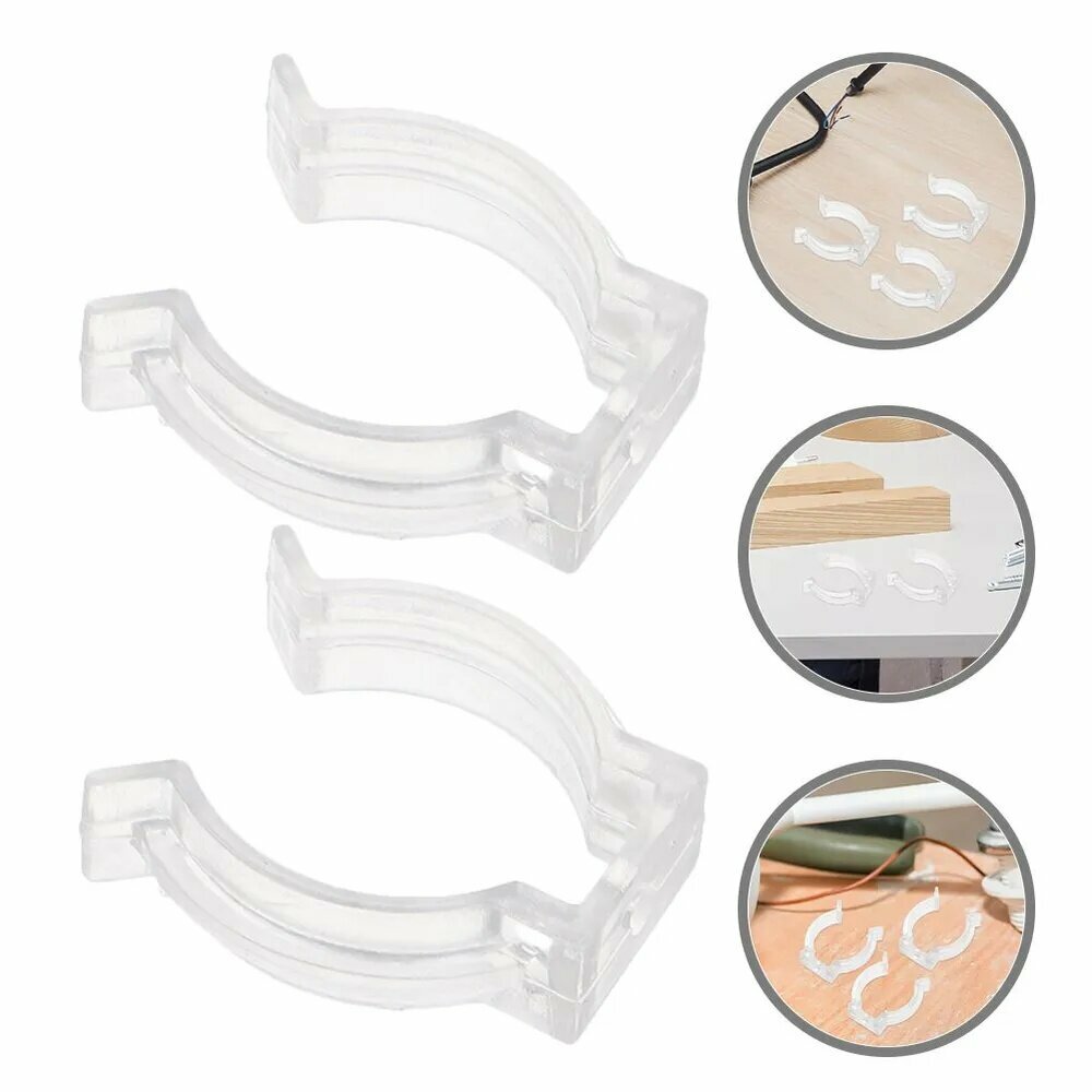 Держатели для трубок T8/T12, долговечные клипсы с антикоррозийным покрытием, 10 изделий