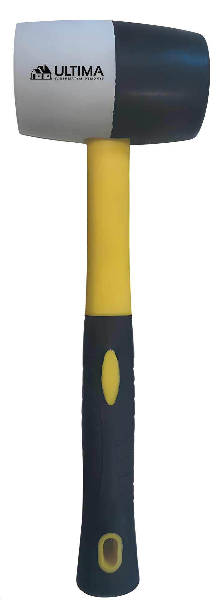 Киянка резиновая черно-белая Ultima 121024 225 г