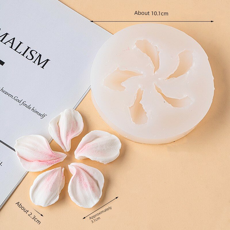 Модная силиконовая форма для выпечки в виде тюльпана, для декора тортов, из фонтанчика или шоколада, в виде лепестков,