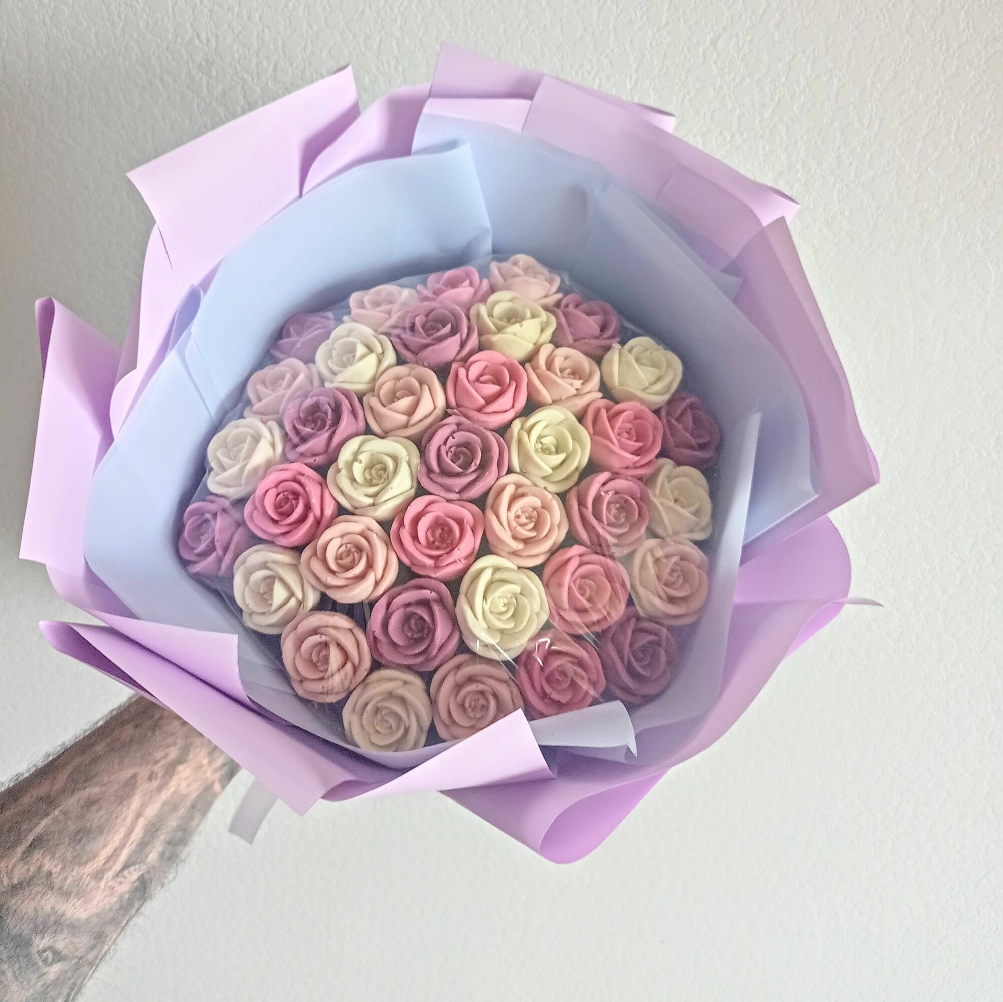 ShokoTrendy Сладкий букет из конфет, шоколадные розы, 37 шт, 444 г