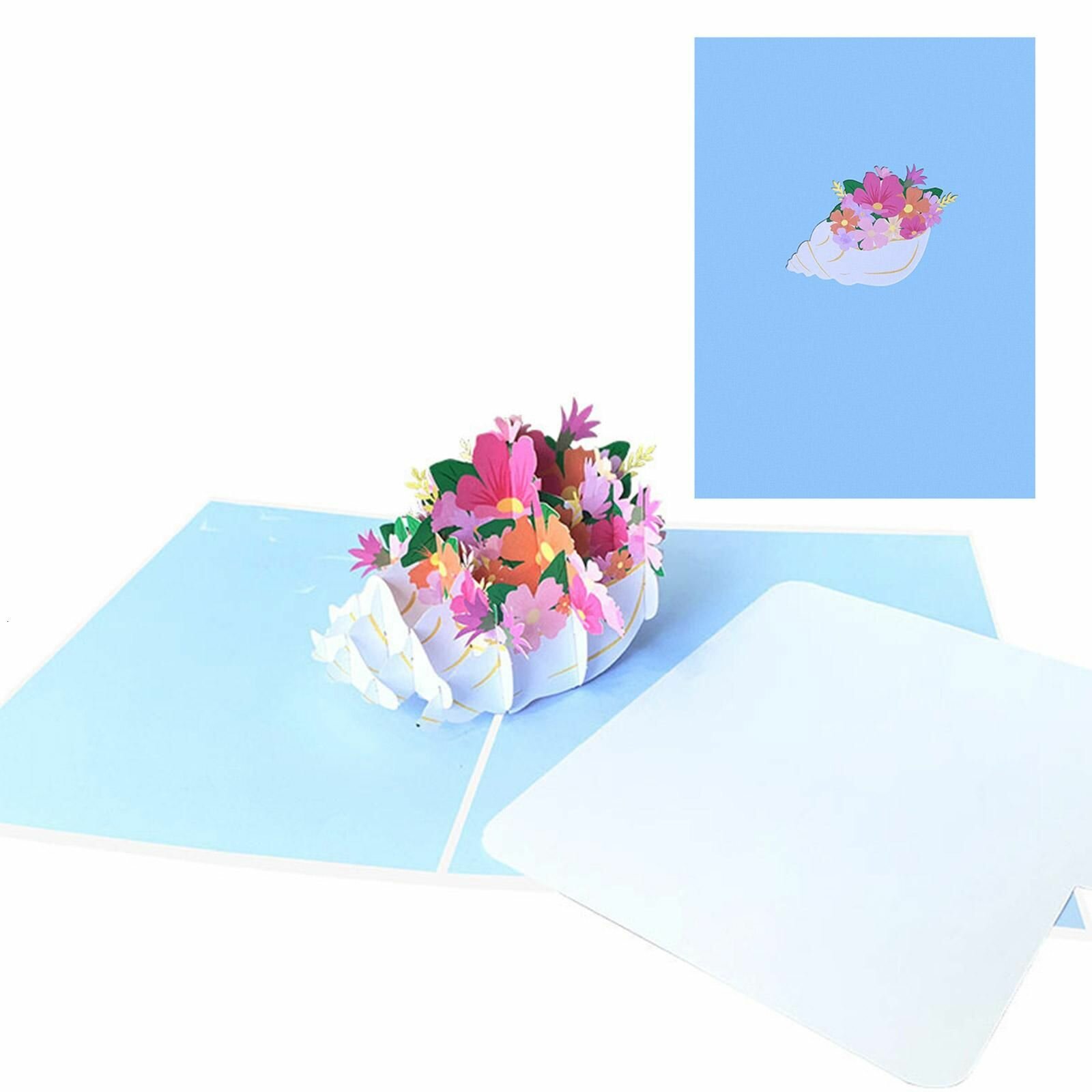 Конверт-цветок для 3D открытки