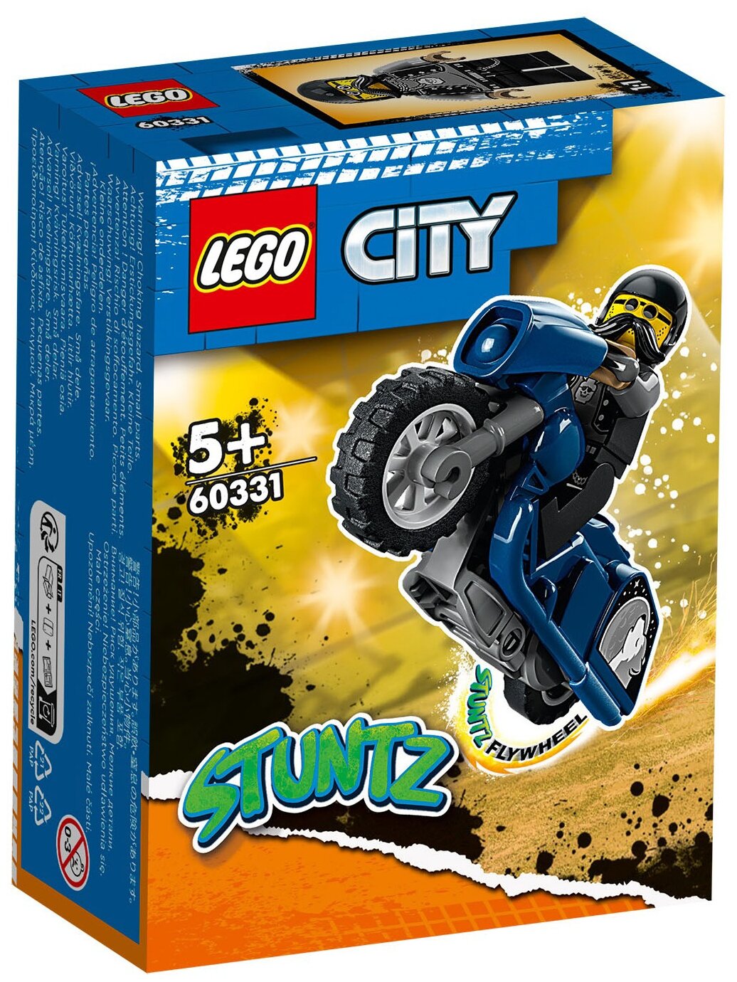 Конструктор Lego City Туристический трюковой мотоцикл 10 дет. 60331