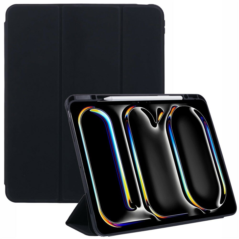 Противоударный чехол для iPad Pro 13" M4 (2024), Mutural Design PU+TPU, Черный