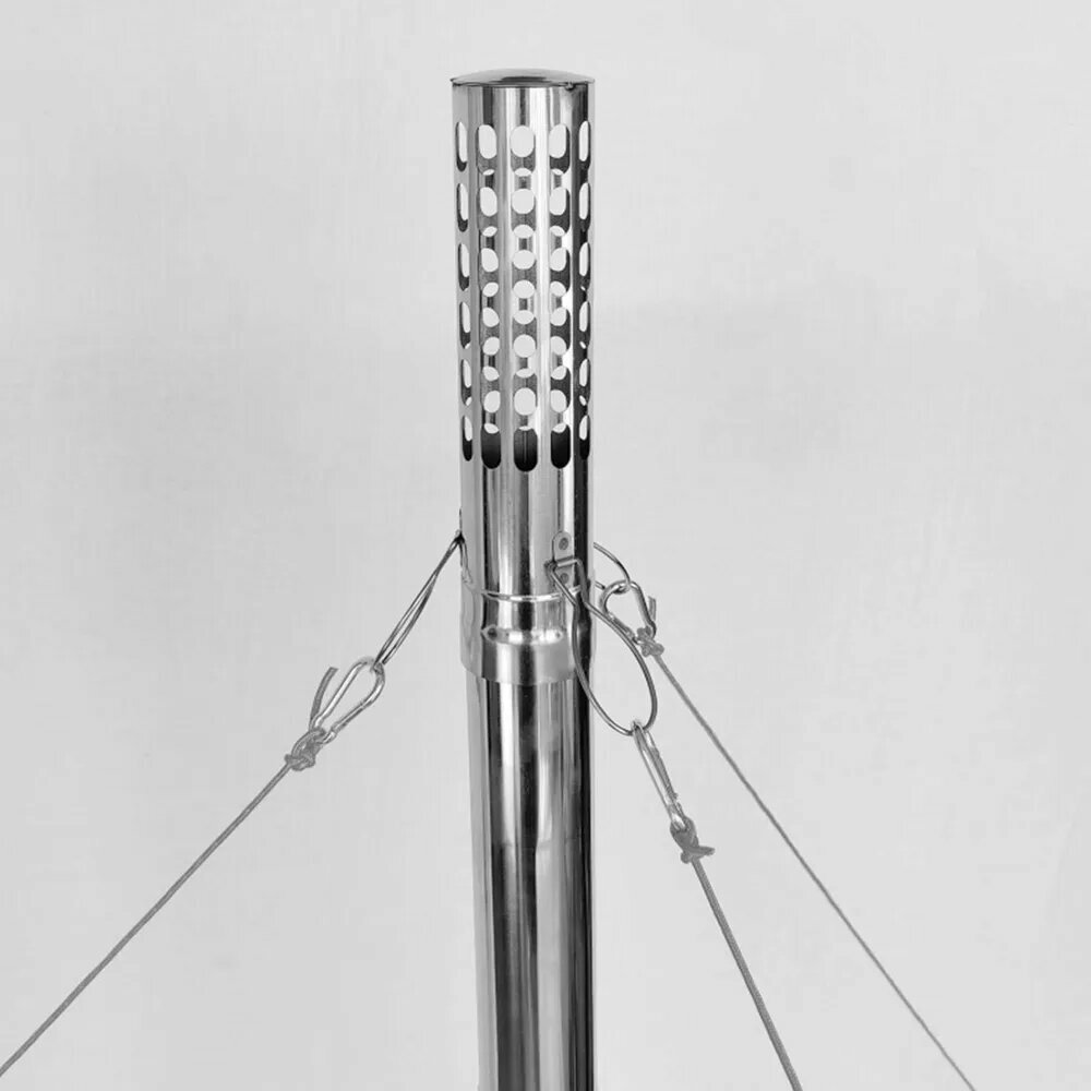 Искрогаситель из нержавеющей стали для кемпинговой дровяной печи , Труба дымоходная