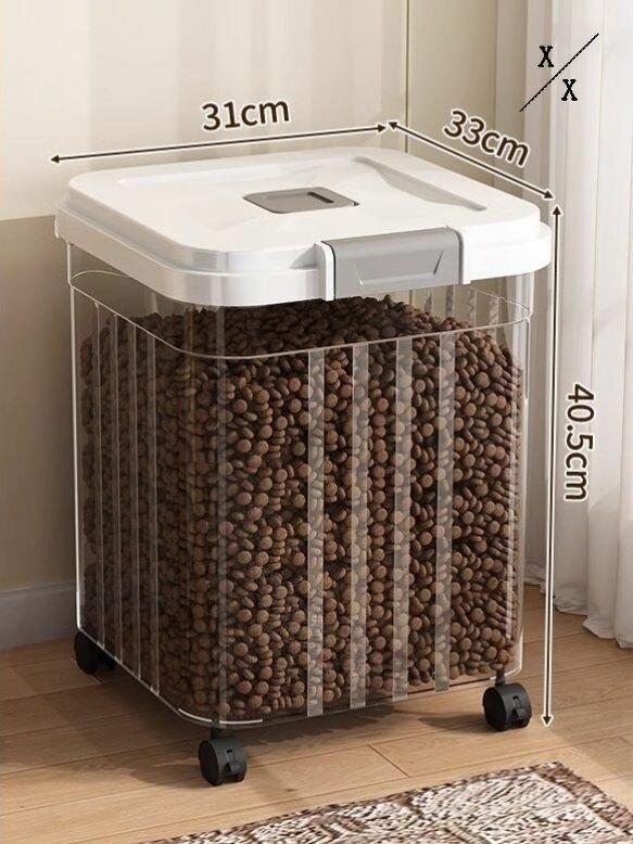 Герметичный контейнер для хранения сухого корма для животных удобный контейнер для корма кошек и собак