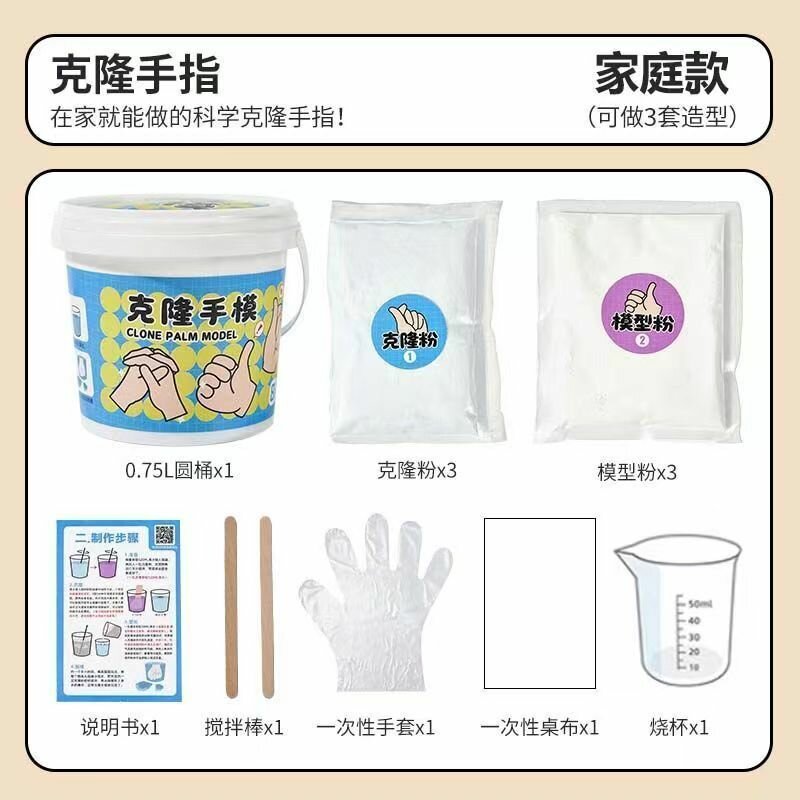 Модель пальца SG Clone, гипсовая модель для детей, DIY игрушка, форма для рук, материал для экспериментов, сувенир