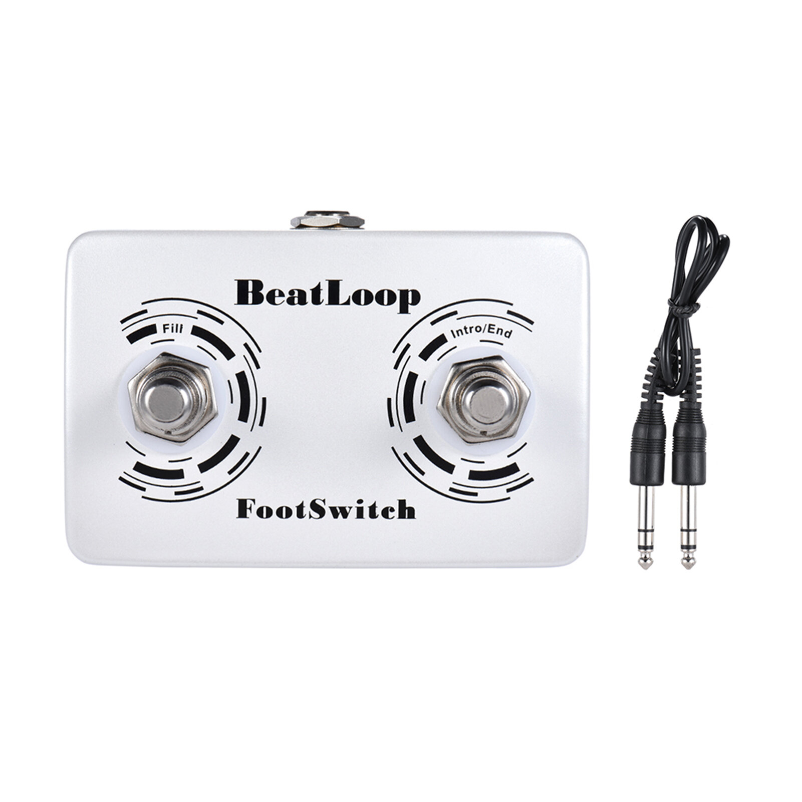 Педаль Rowin BeatLoop Dual Footswitch для записи BEAT LOOP с кабелем 6,35 мм.