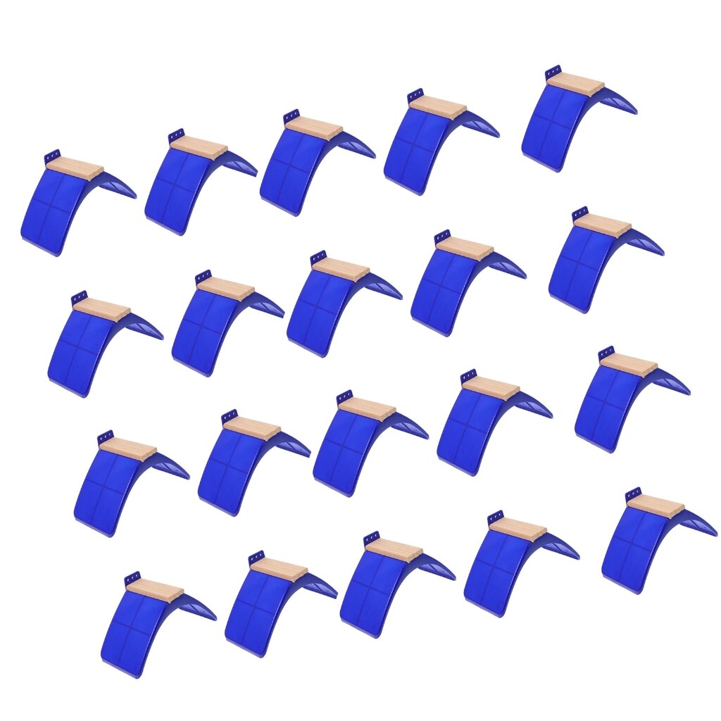 Жердочки для отдыха голубей с противоскользящим деревянным покрытием Легко Регулируются по высоте для мест обитания голубей Легко монтируются на открытом воздухе 20ШТ