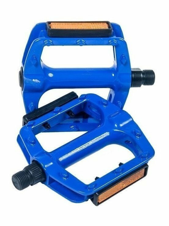 Педали 4BIKE M503BLU, синие, 118х112х25 мм