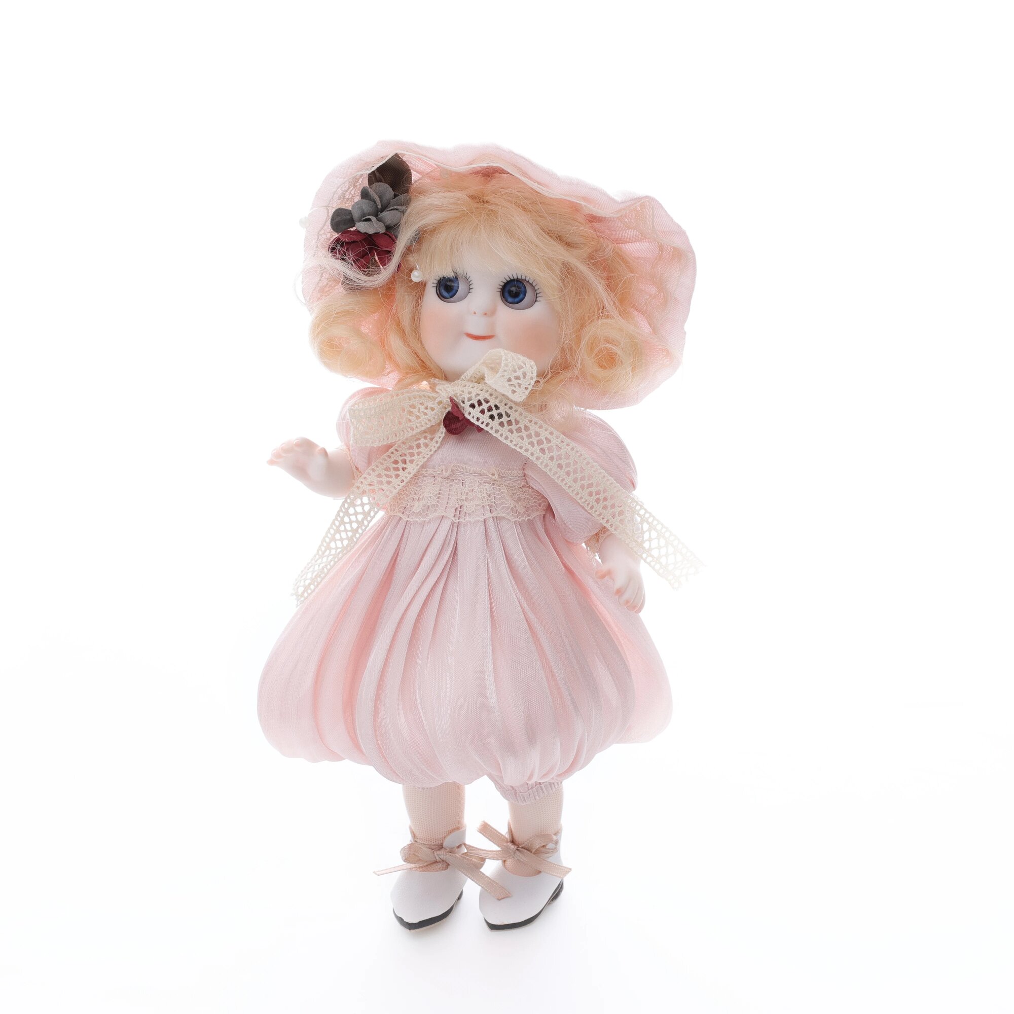 Cloveray винтажная фарфоровая кукла 20 см