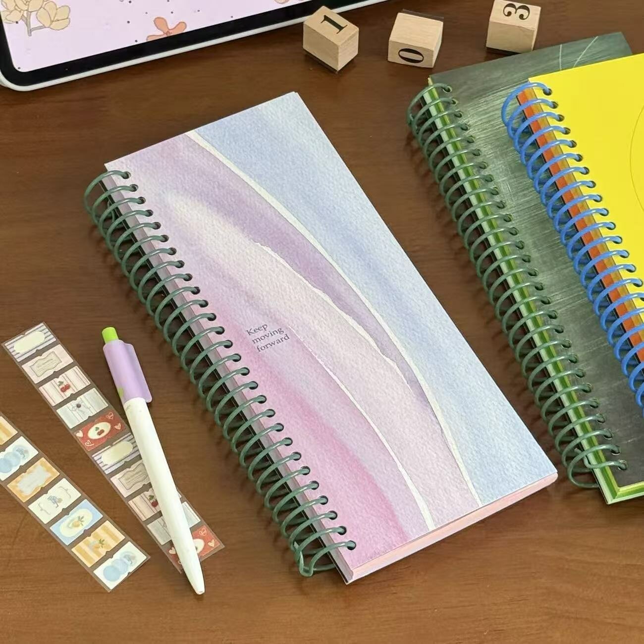 Лимонно-желтый цветной спиральный блокнот, высокая эстетика, стиль Ins, утолщенный, для заметок, планировщик расписания, студенческий дневник