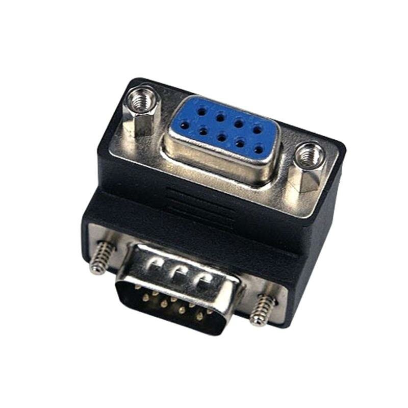 Угловой переходник DB9, 9 pin, VGA, штекер на разъем