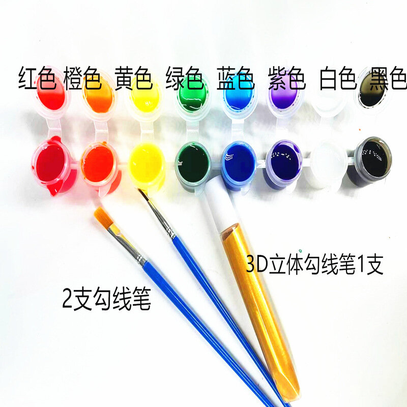 Стеклянный пигмент двухсторонняя Акриловая Фоторамка ручной работы DIY прозрачное стекло картина маслом пигмент