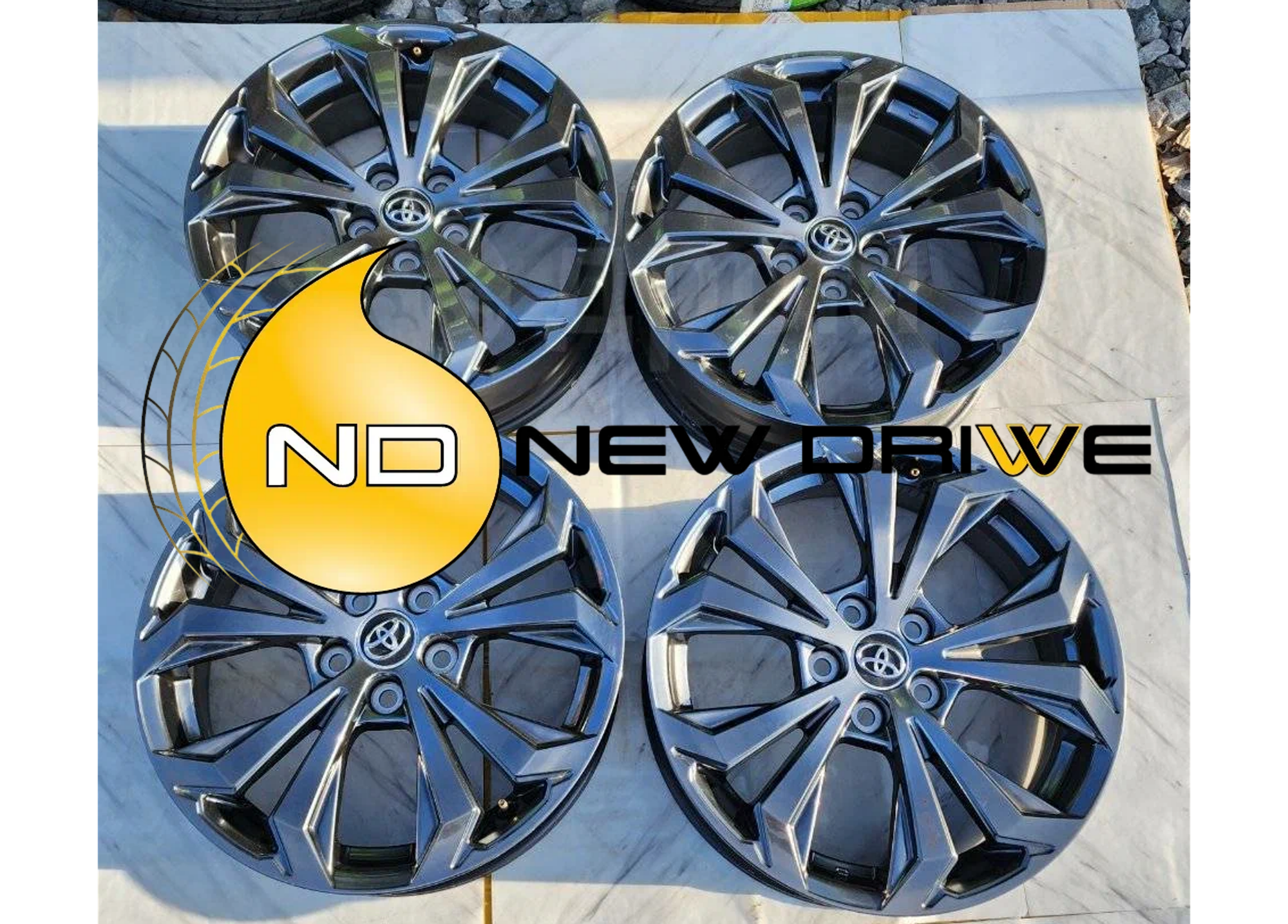 Диски автомобильные R18, Original Toyota Rav 4, Camry, Harrier, Lexus , 18 дюймов, 5x114.3 (7J, ET35) Диски Тойота Рав 4 Лексус на 18 4шт.