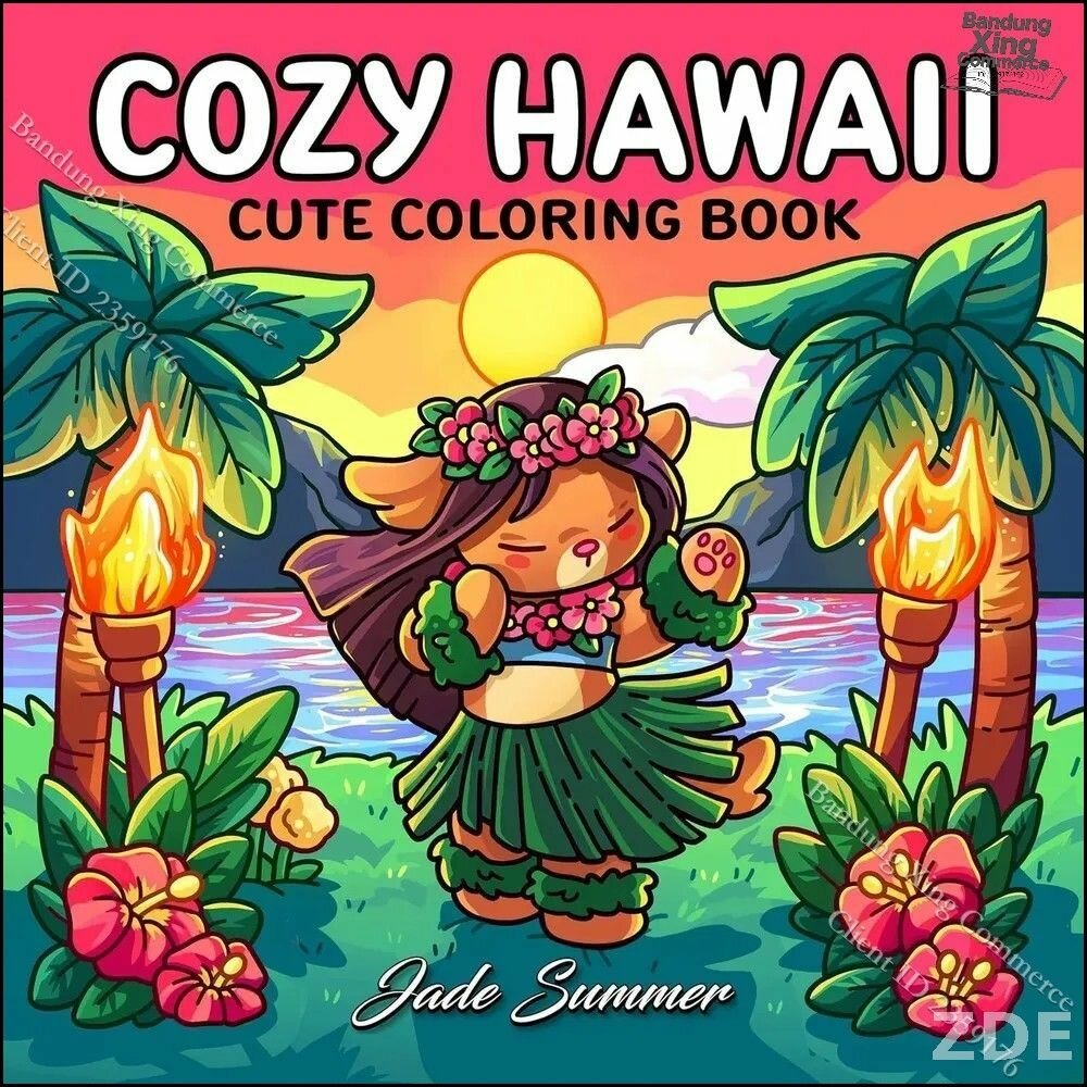 Раскраска антистресс для взрослых и подростков Coco Wyo -COZy HAWALI 84