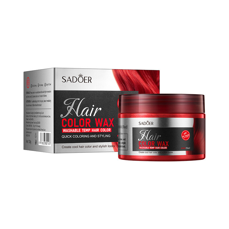 Серия цветной глины для волос Cross-Border, формирующая натуральные пышные волосы, воск для волос, OEM-кастомизация, прямые продажи от фабрики