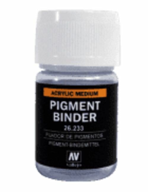 Материал для оформления связующий пигмент 26233 Auxiliary - Pigment Binder 35 ml Vallejo 26233
